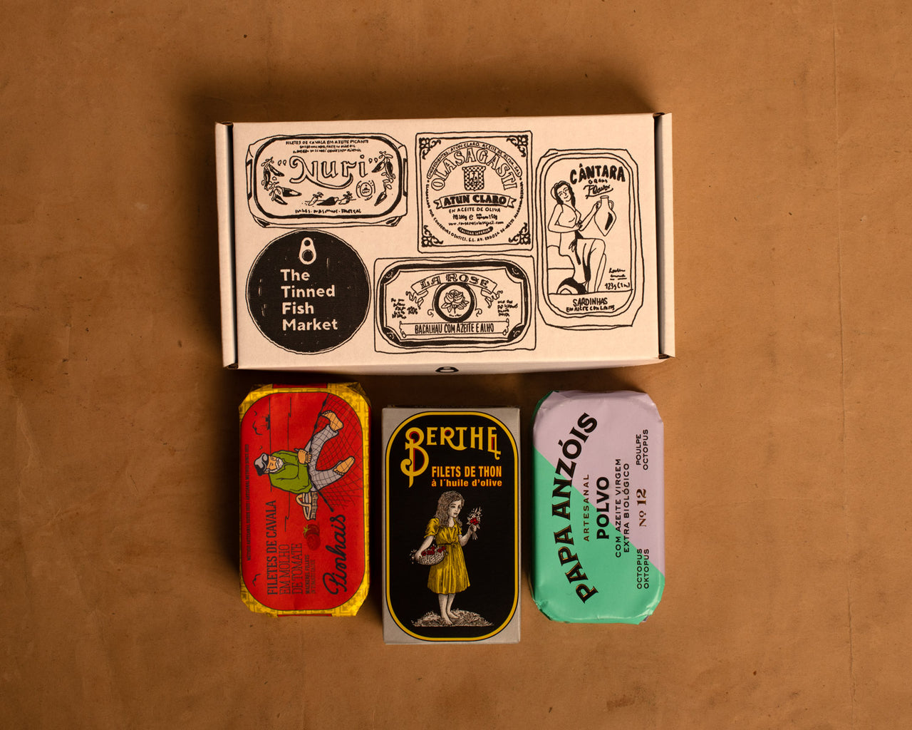 Octopus, mackerel and tuna | Tinned fish gift box – The Tinned Fish Market