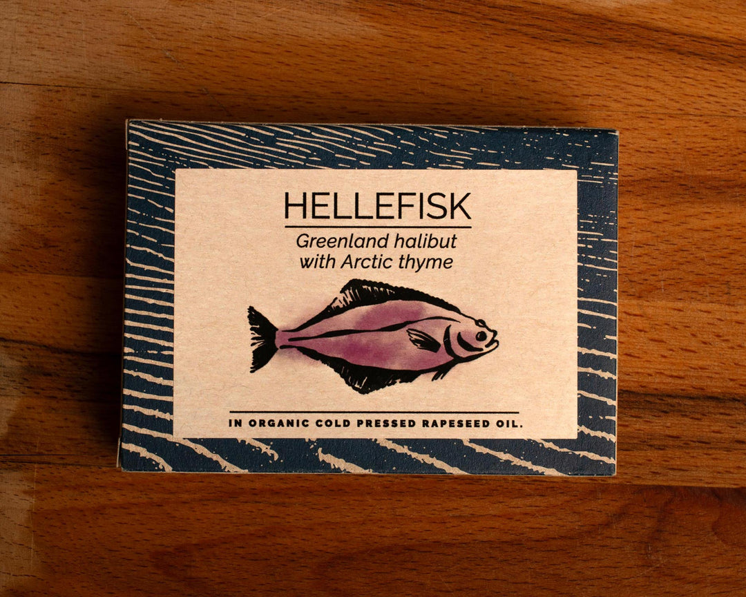 Greenland halibut with Arctic thyme | Fangst – The Tinned Fish Market