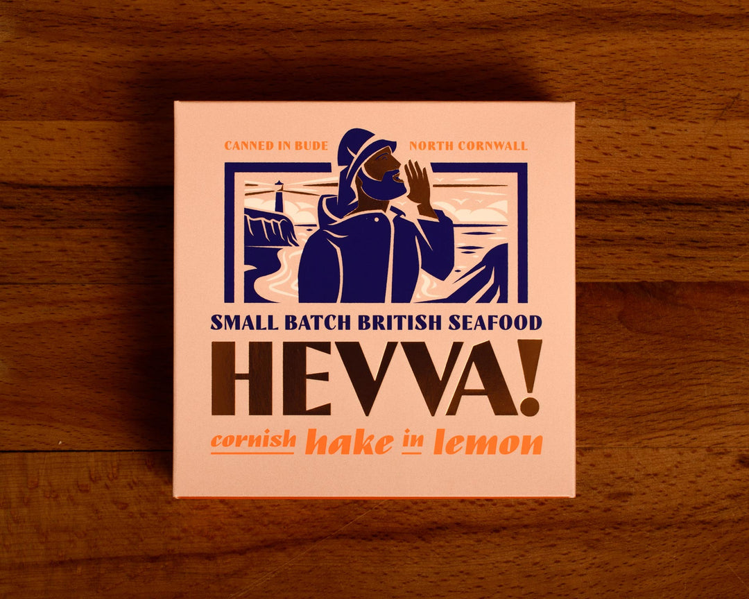 Cornish hake in lemon | Hevva! – The Tinned Fish Market