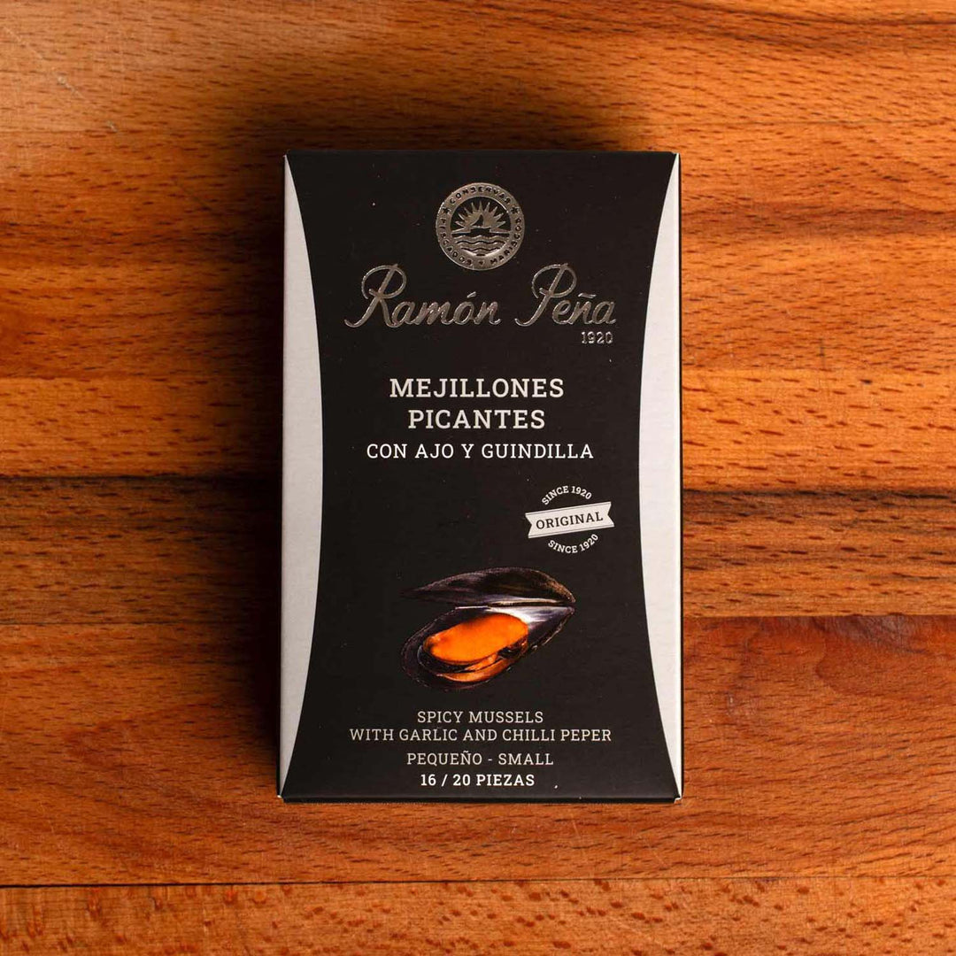 Spicy mussels with garlic and chilli | Ramón Peña – The Tinned Fish Market