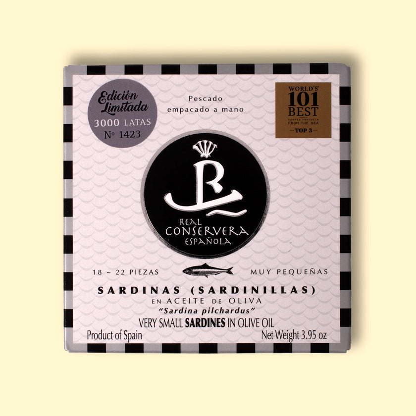 Very small sardines in olive oil | Limited edition | Real Conservera ...