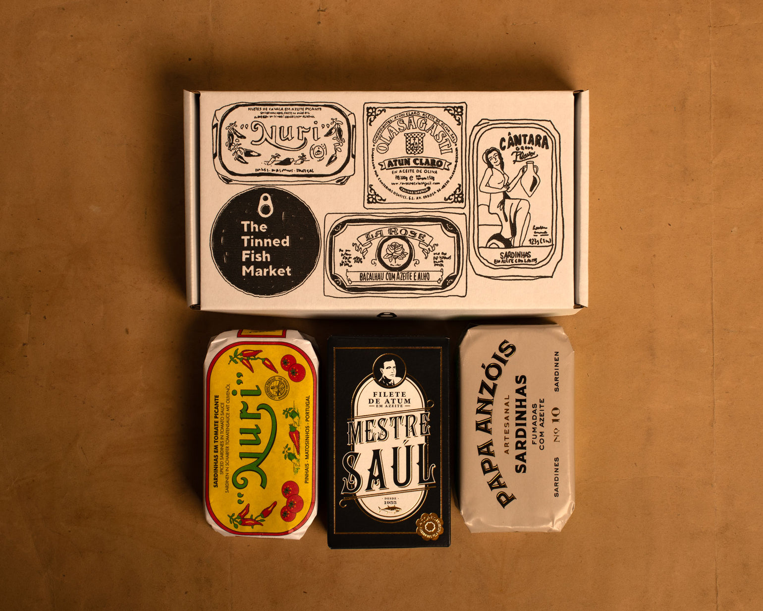 Smoked sardines and tuna box – The Tinned Fish Market
