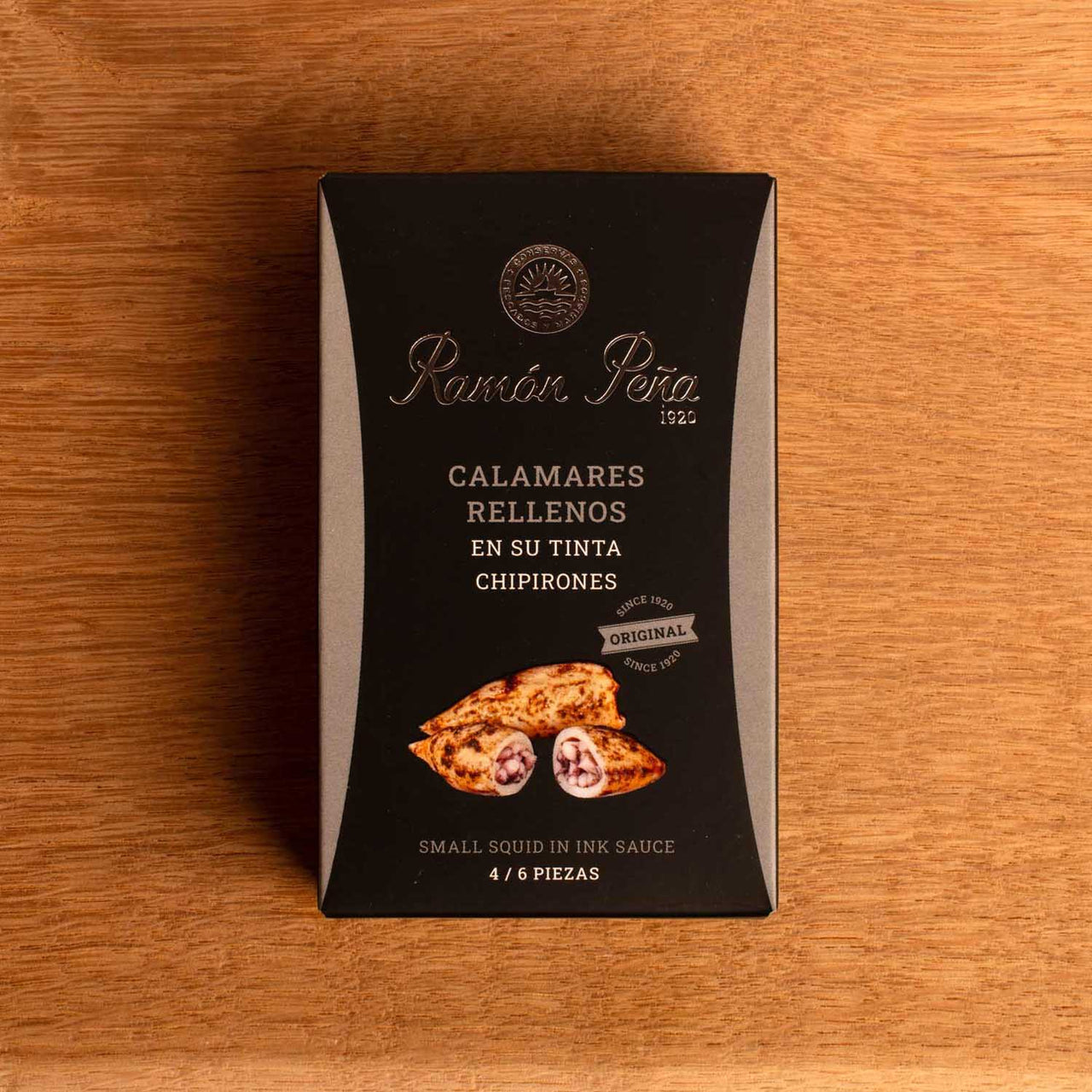 Stuffed squid in ink | Ramón Peña – The Tinned Fish Market