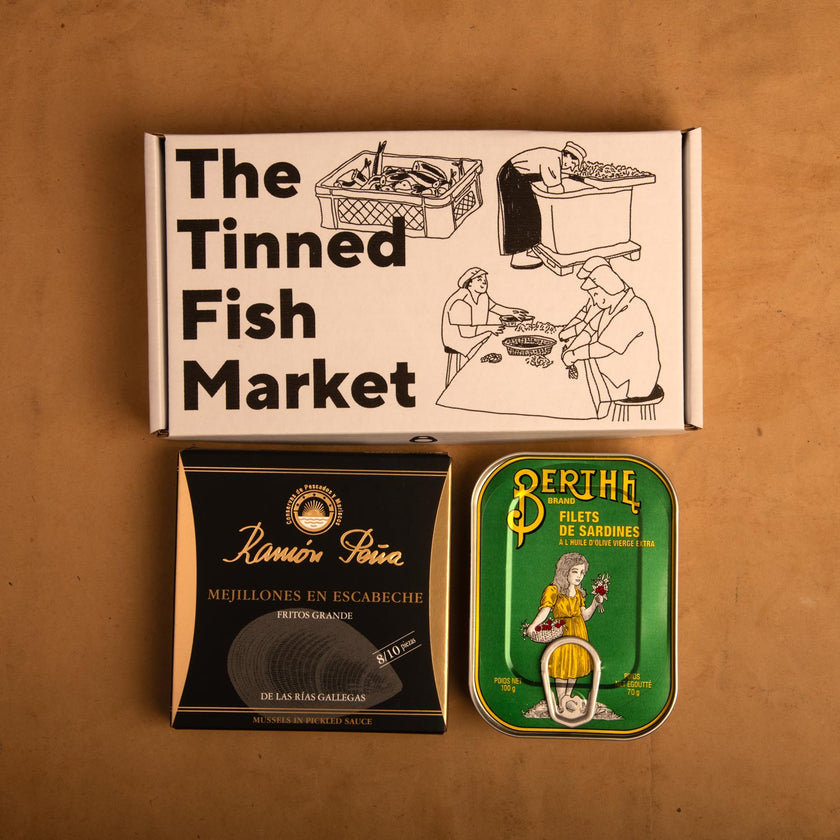 Mussels and sardines | Tinned fish gift box – The Tinned Fish Market